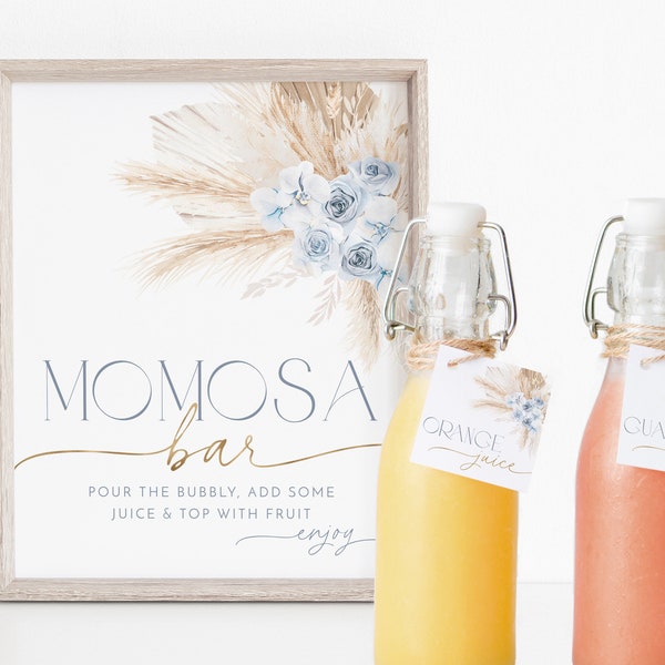 Mimosa Bar Labels - Etsy