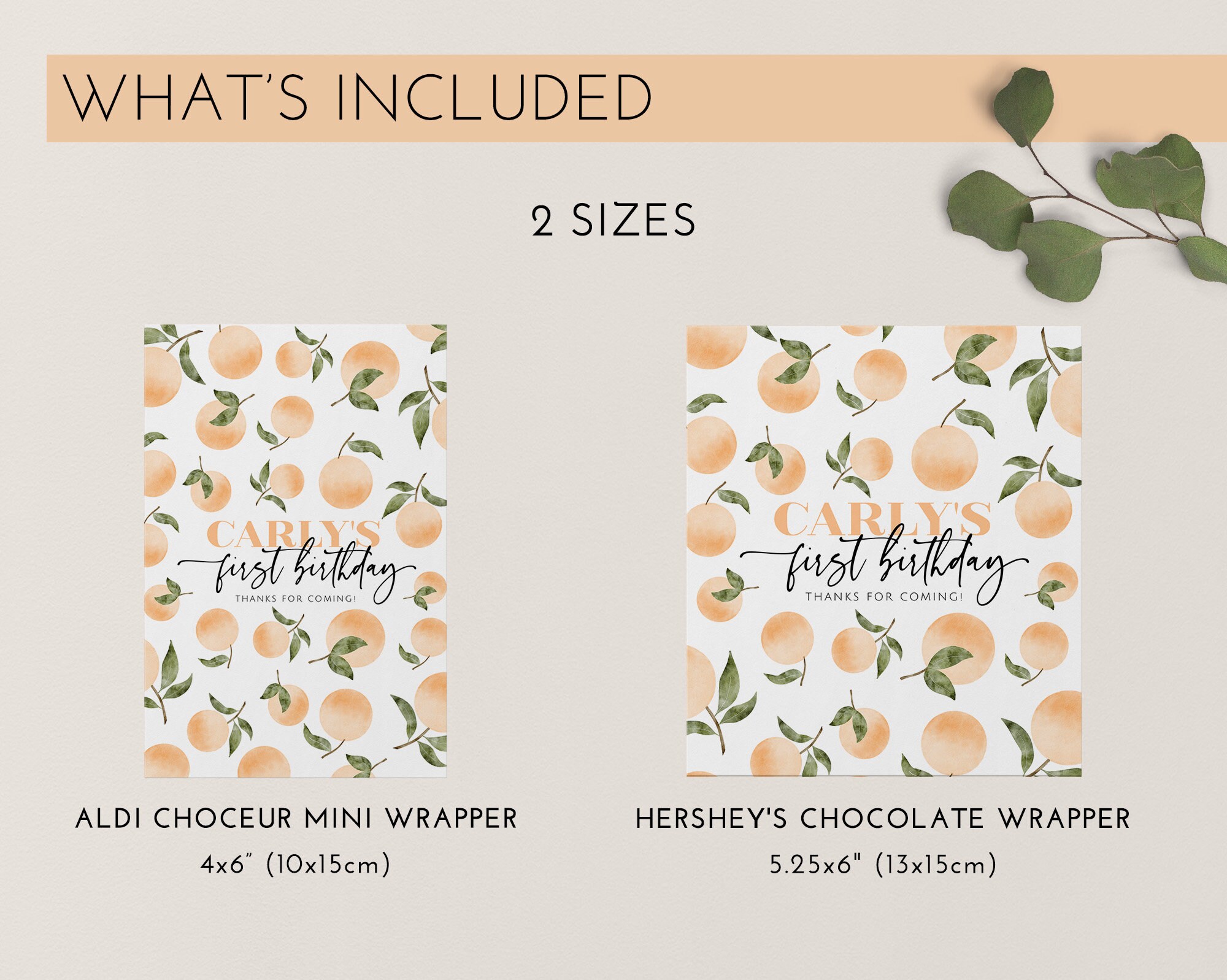 Orange Chocolate Bar Wrapper Template Printable Candy Bar - Etsy
