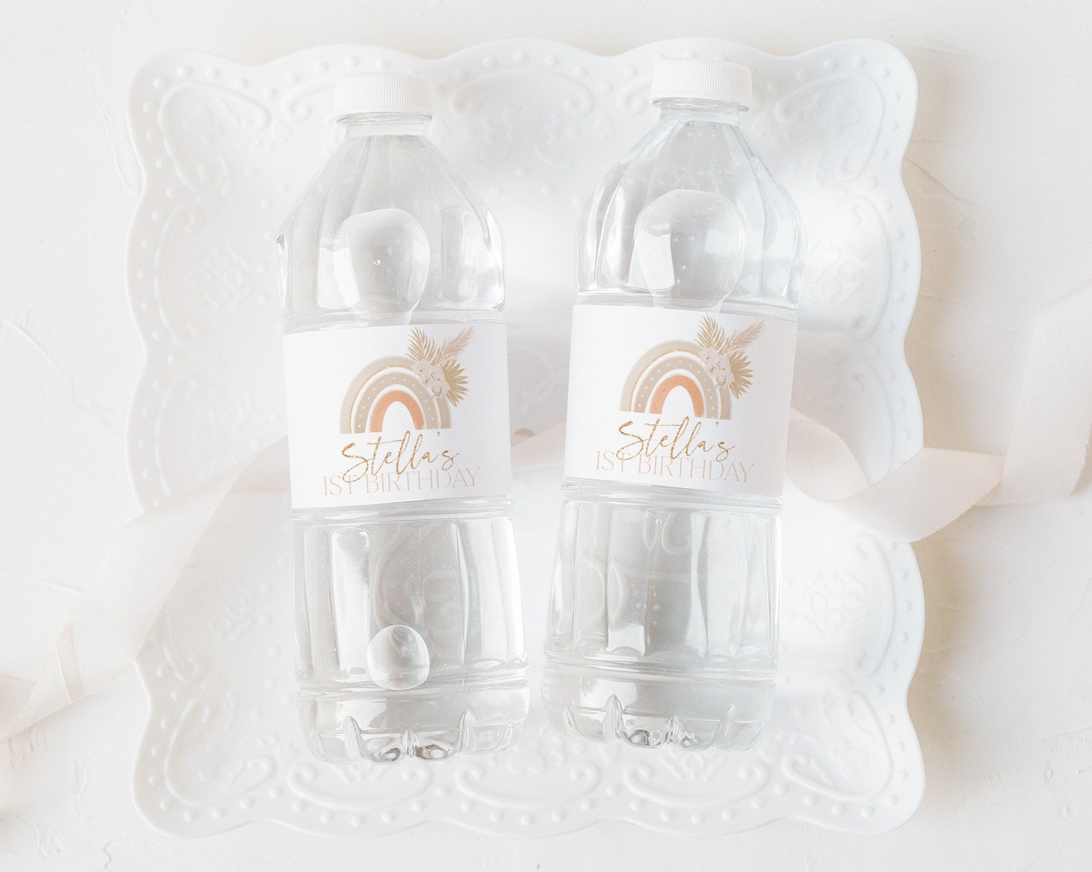 Rainbow Water Bottle Labels Rainbow Water Labels Printable - Etsy