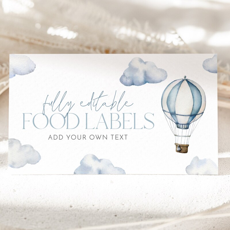 Hot Air Balloon Card - Etsy