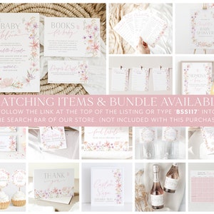 Wildflower Baby Shower Games, Baby in Bloom Games, Floral Baby Shower ...