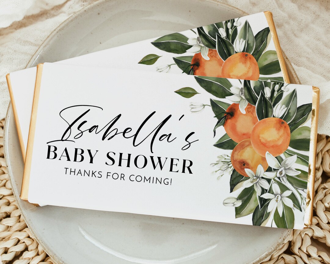 Little Cutie Chocolate Wrapper Printable, Oranges Candy Bar Wrapper ...