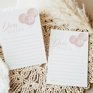 Pink Balloons Time Capsule, 1st Birthday Time Capsule Sign, Time ...