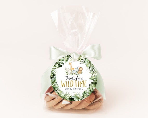 Wild One Favour Tags Editable Tags Printable Favor Tags | Etsy