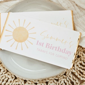 Sun Chocolate Bar Wrapper Template, Printable Candy Bar Wrapper ...