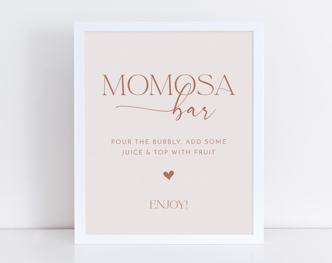 Momosa Bar Sign Mumosa Bar Sign Mimosa Bar Sign Juice - Etsy