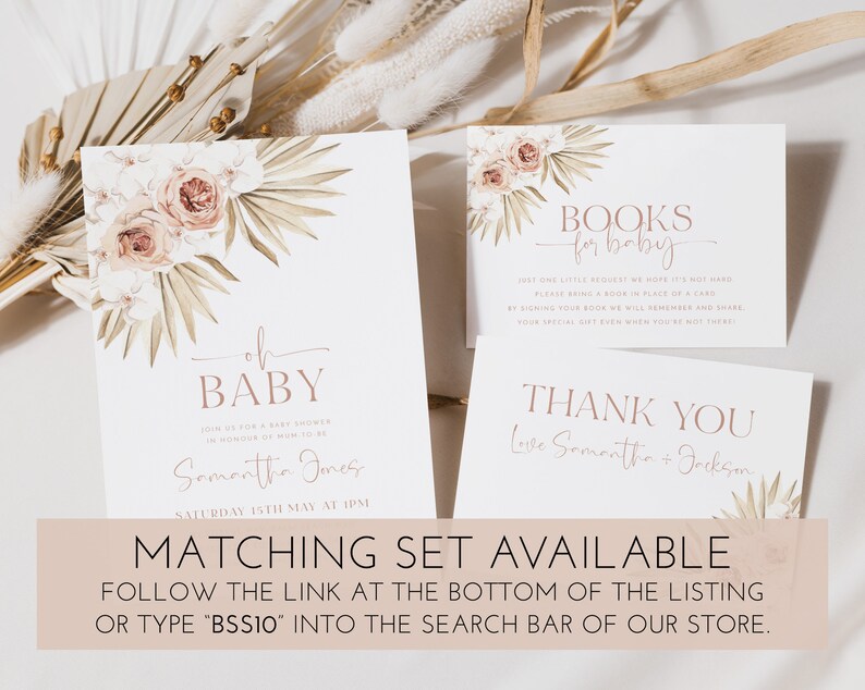 Boho Welcome Sign, Boho Baby Shower Welcome Sign, Boho Floral Baby ...