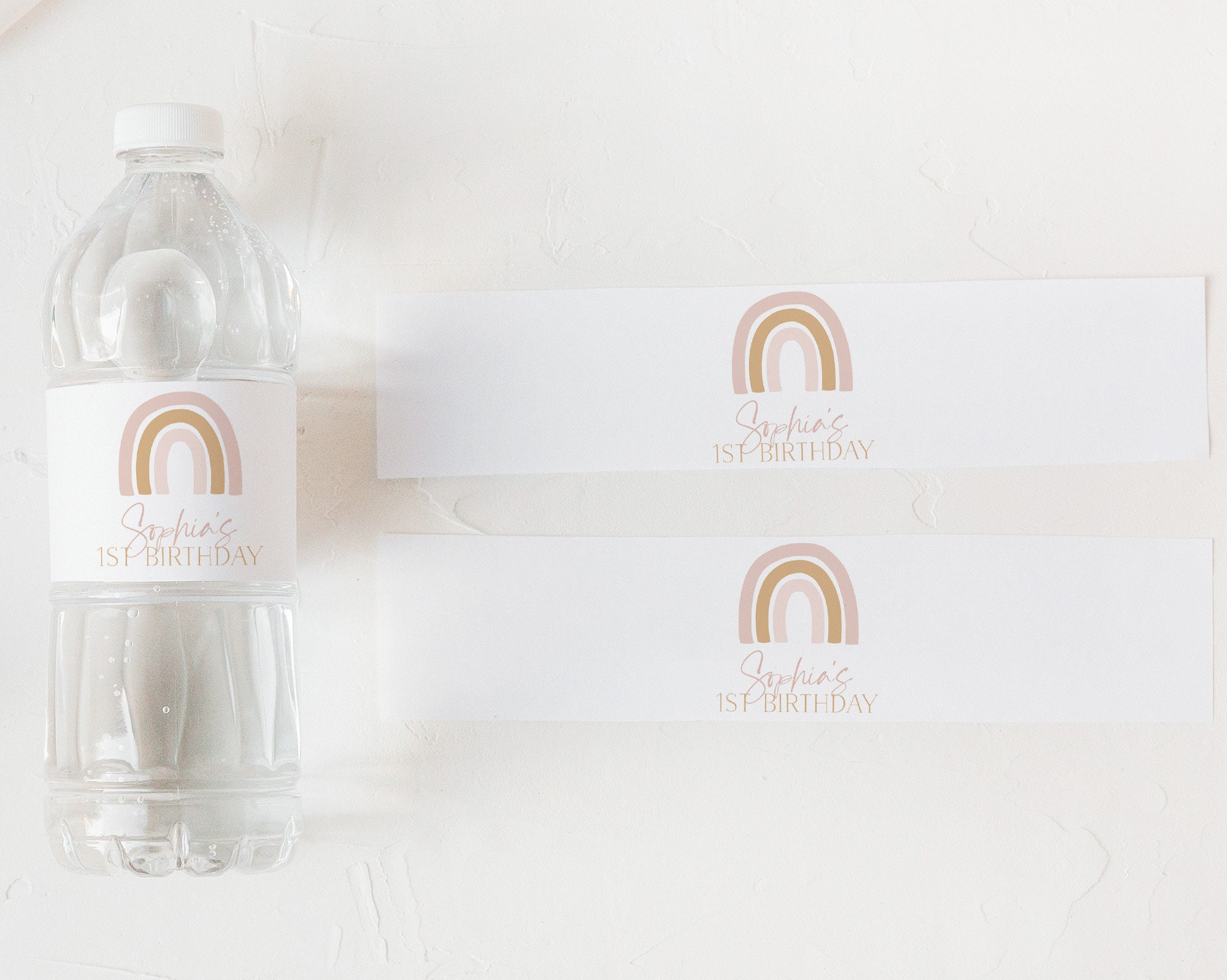 Rainbow Water Bottle Labels Rainbow Water Labels Printable - Etsy