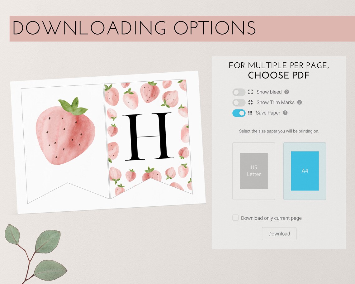 Happy Birthday Banner Printable Happy 1st Birthday Banner - Etsy