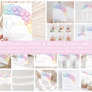 Pastel Rainbow Favor Tags, Pastel 1st Birthday Thank You Tags, Rainbow ...