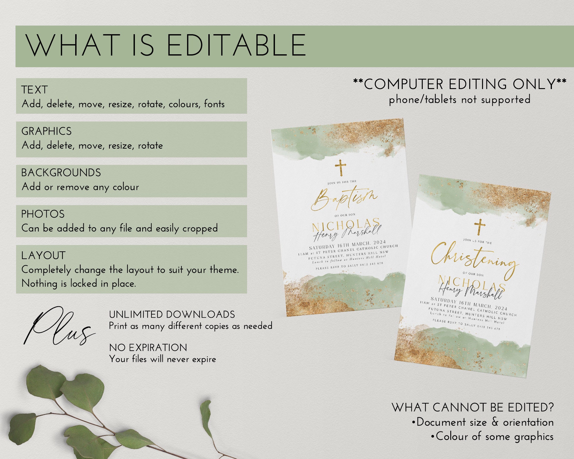 Envelope Addressing Template Baptism Envelope Address | Etsy