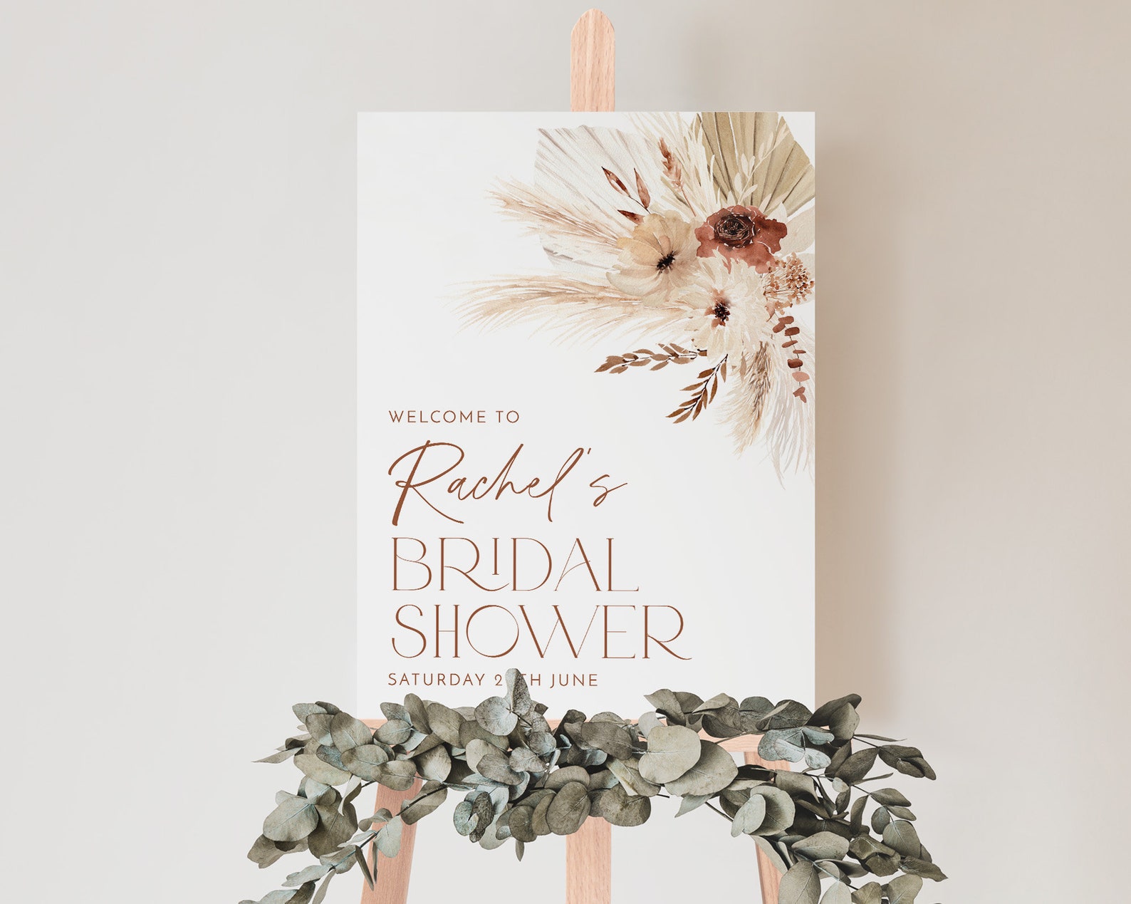 Printable Boho Bridal Shower Welcome Sign Boho Floral Welcome - Etsy