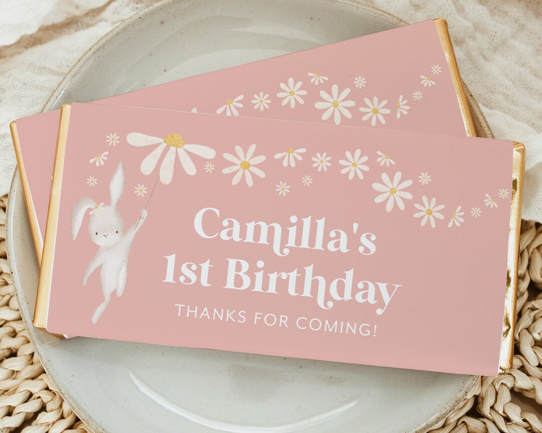 Some Bunny Chocolate Bar Wrapper Template, Printable Candy Bar Wrapper ...