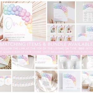 Pastel Rainbow Water Bottle Labels, Birthday Water Label, Printable ...