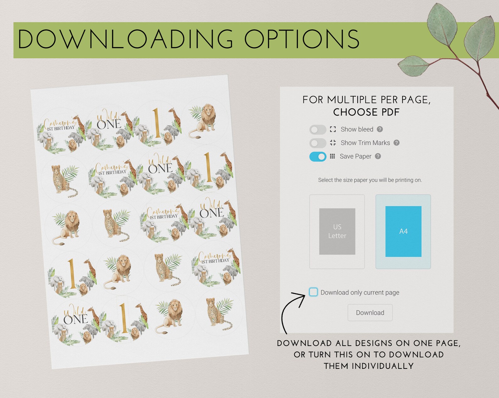 Wild One Cupcake Toppers Printable Cupcake Toppers Safari Etsy Wild One Cupcake Toppers Printable Cupcake Toppers Safari Etsy