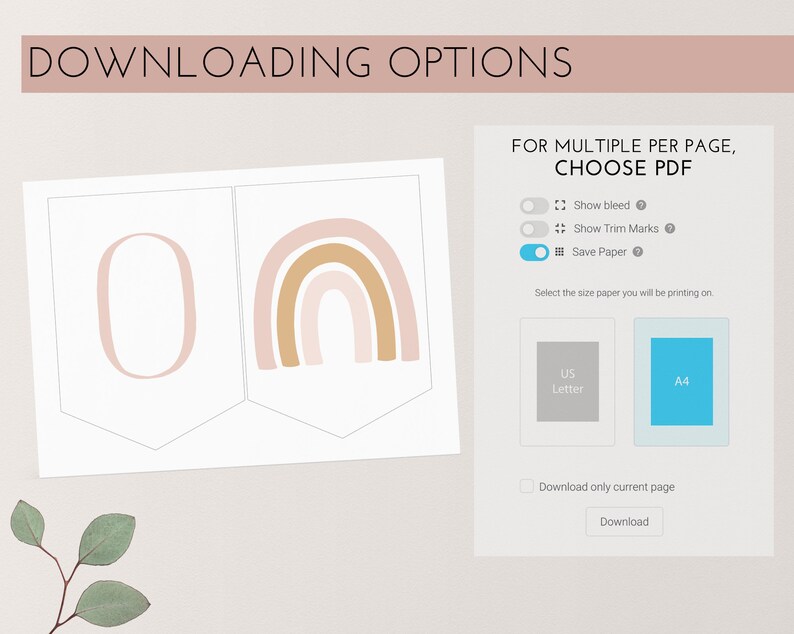 Rainbow High Chair Banner Printable 1st Birthday Banner for | Etsy