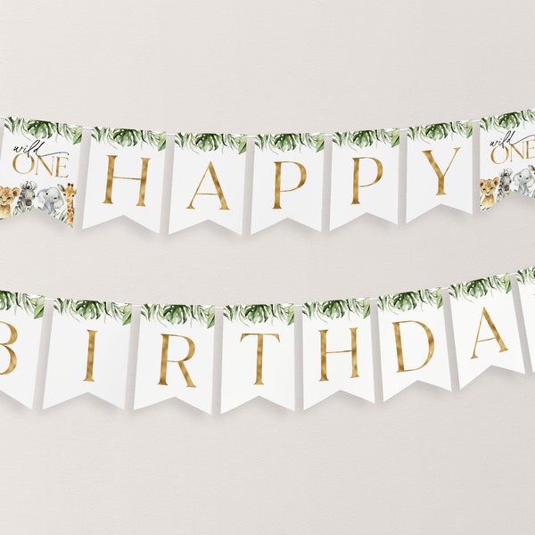 Wild One Banner - Etsy