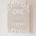 Daisy Welcome Sign Printable, Daisy Flower 1st Birthday Welcome Sign ...