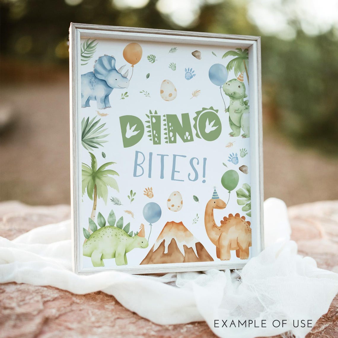 Dinosaur Birthday Signs Printable, Dinosaur Editable Sign 8x10 Custom ...