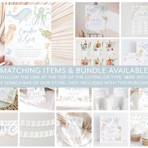 Under the Sea Birthday Banner Printable, Happy Birthday Banner, 1st ...