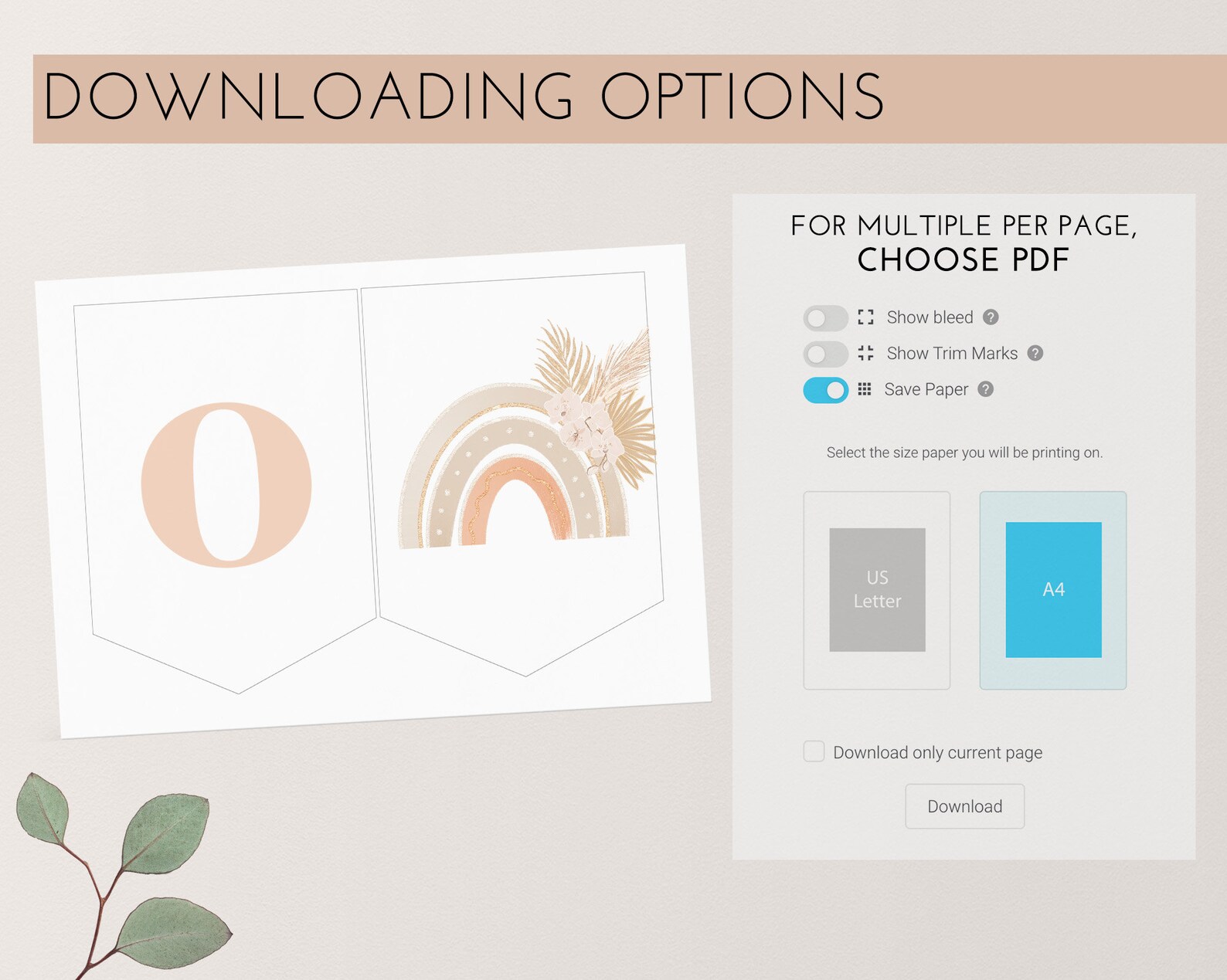 Rainbow High Chair Banner Printable 1st Birthday Banner for | Etsy