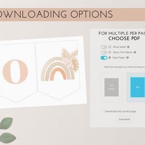 Rainbow High Chair Banner Printable, 1st Birthday Banner for High Chair ...