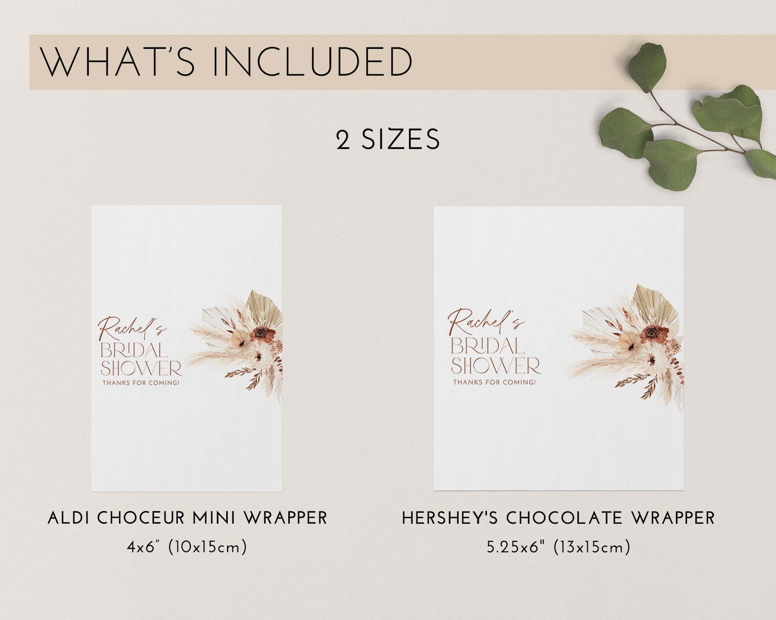 Boho Chocolate Bar Wrapper Template Printable Candy Bar | Etsy