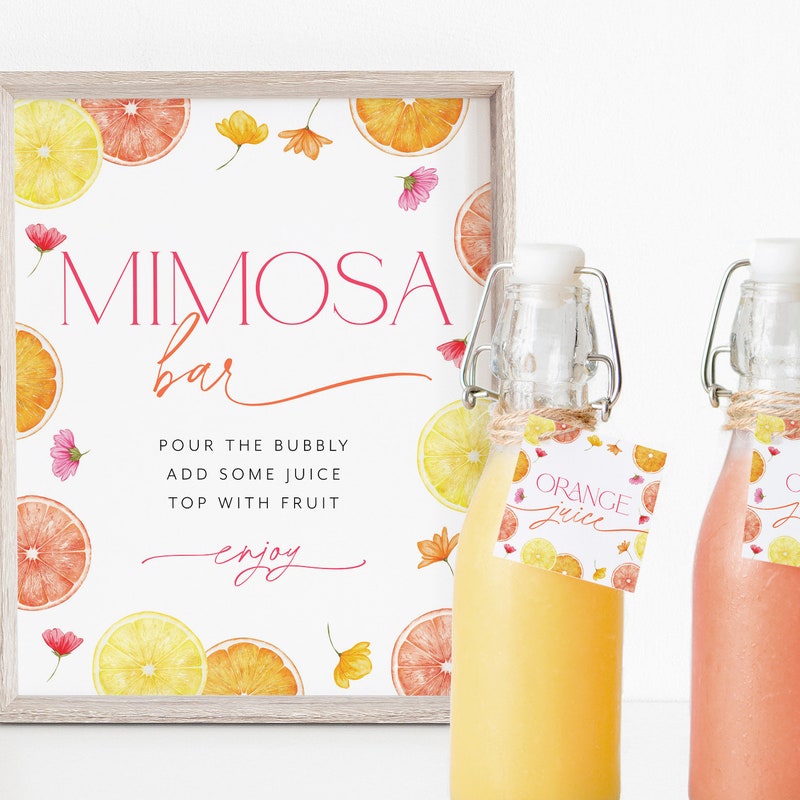 Mimosa Bar - Etsy