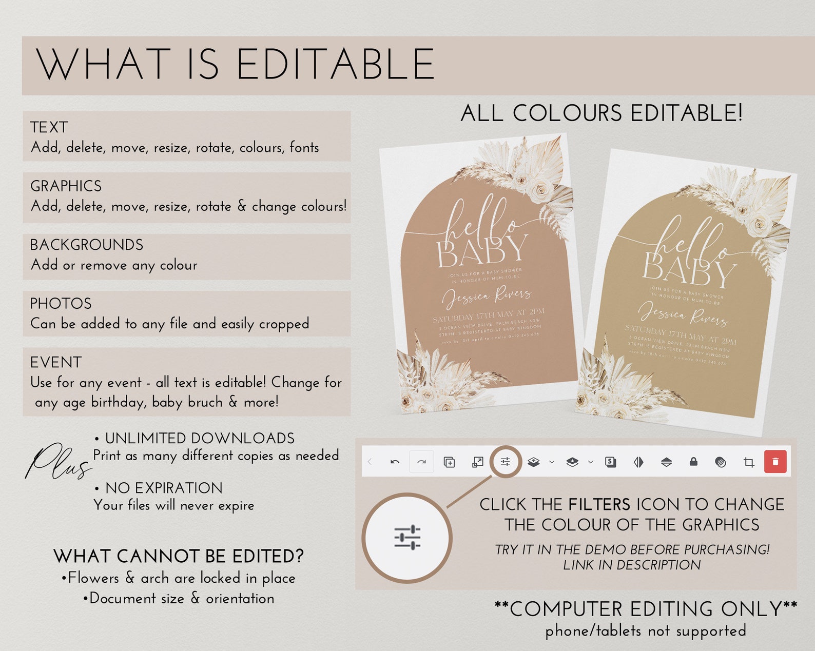 Boho Chocolate Bar Wrapper Template, Printable Candy Bar Wrapper, Baby ...