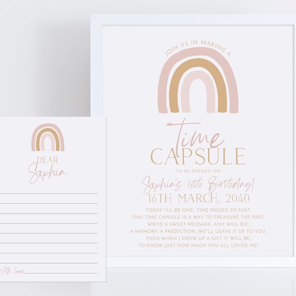 1st Birthday Time Capsule Box - Etsy