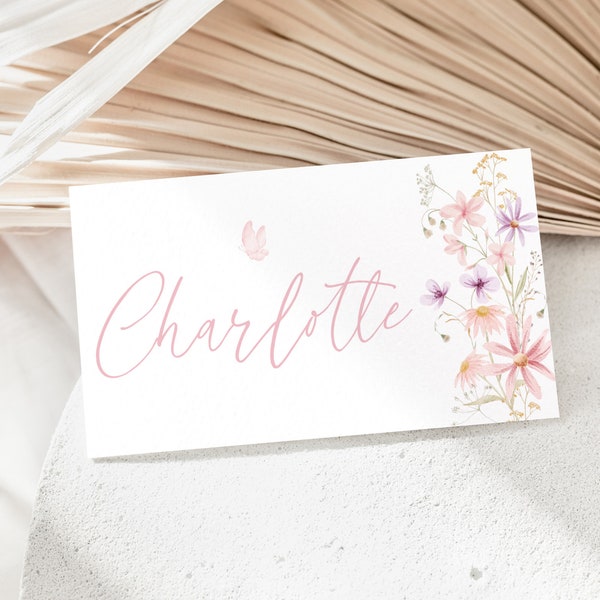 Floral Place Cards - Etsy