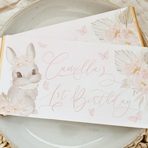 Some Bunny is One Chocolate Bar Wrapper, Printable Candy Bar Wrapper ...