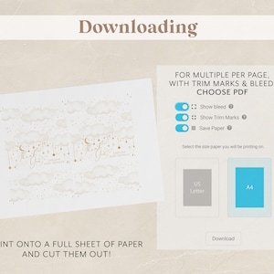 Moon Stars Chocolate Wrapper Printable, Candy Bar Wrapper Template ...