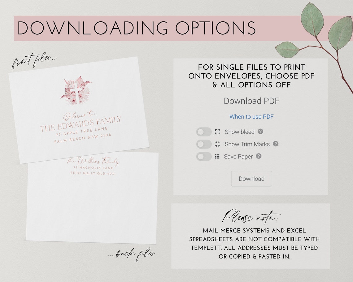 Envelope Addressing Template, Baptism Envelope Address Template ...