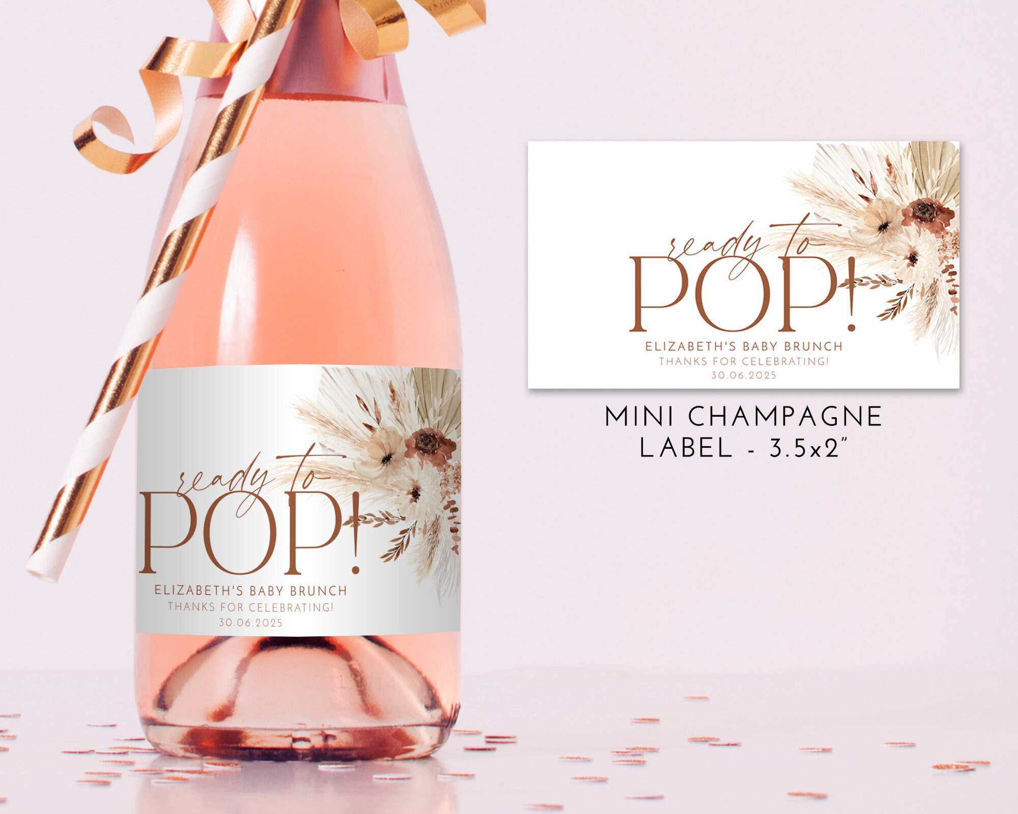 Party Favors Party Supplies Printable Wine Labels Ready to Pop Labels ...