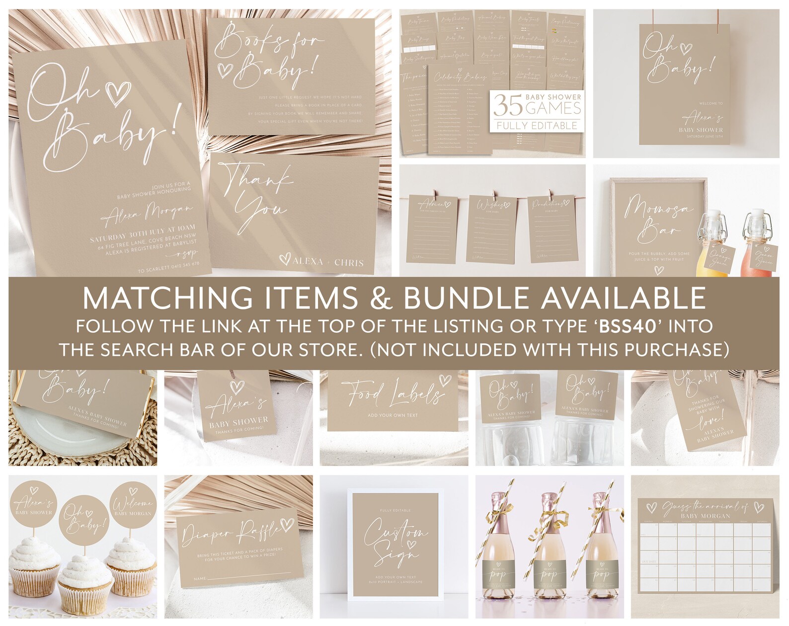 Neutral Welcome Sign Printable, Baby Shower Welcome Sign, Gender ...