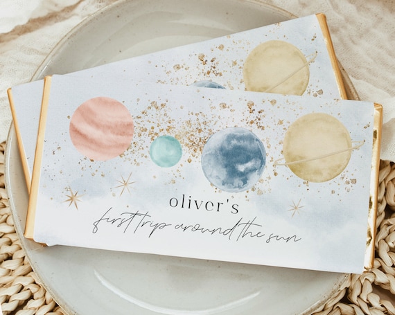 Space Chocolate Bar Wrapper Template Printable Candy Bar - Etsy