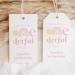 Rainbow 1st Birthday Favor Tags: Editable Thank You Gift Tags ...