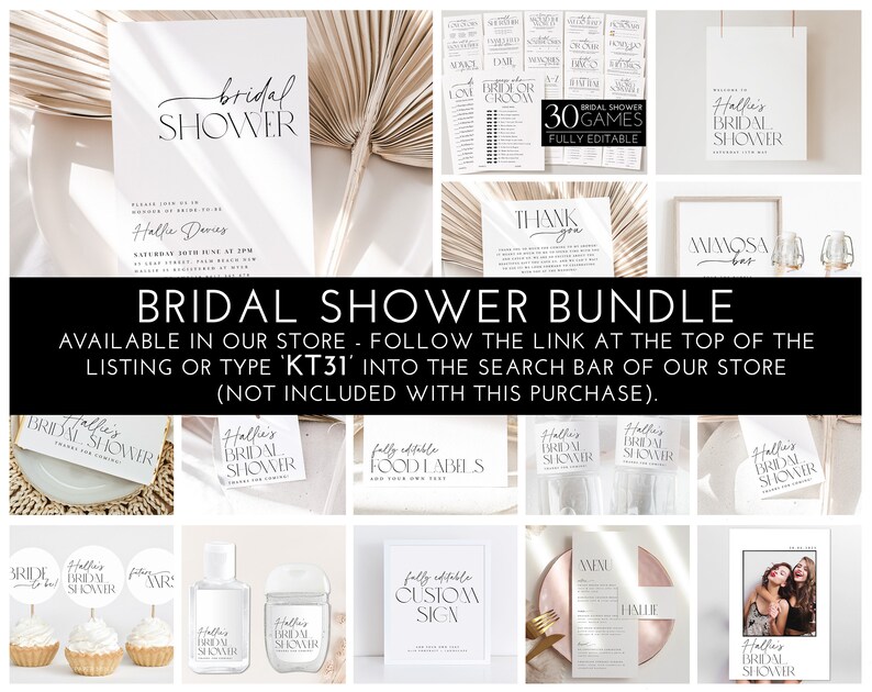 Minimal Cupcake Toppers Bridal Shower Cupcake Toppers - Etsy