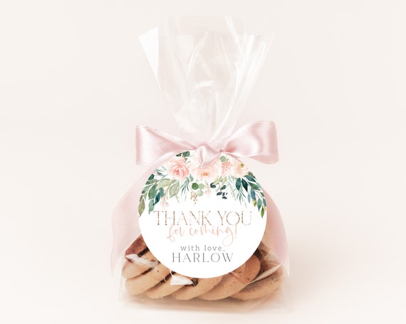 Onederful Favour Tags Editable Tags Pink Floral Printable - Etsy