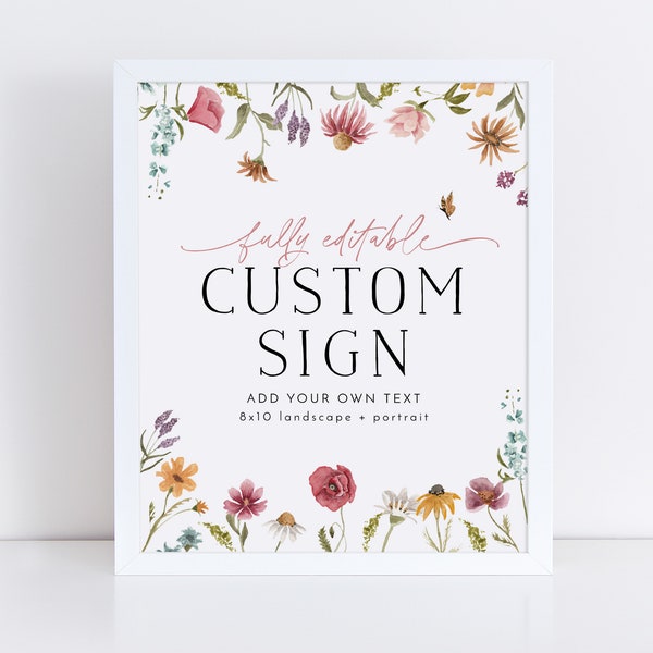 8x10 Printable Sign - Etsy