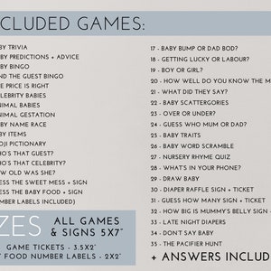 Whale Baby Shower Games, Editable Baby Shower Games, Printable Game ...
