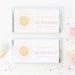 Sun Chocolate Bar Wrapper Template, Printable Candy Bar Wrapper ...