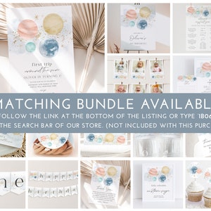 First Trip Around the Sun Food Labels Space Food Label Card | Etsy