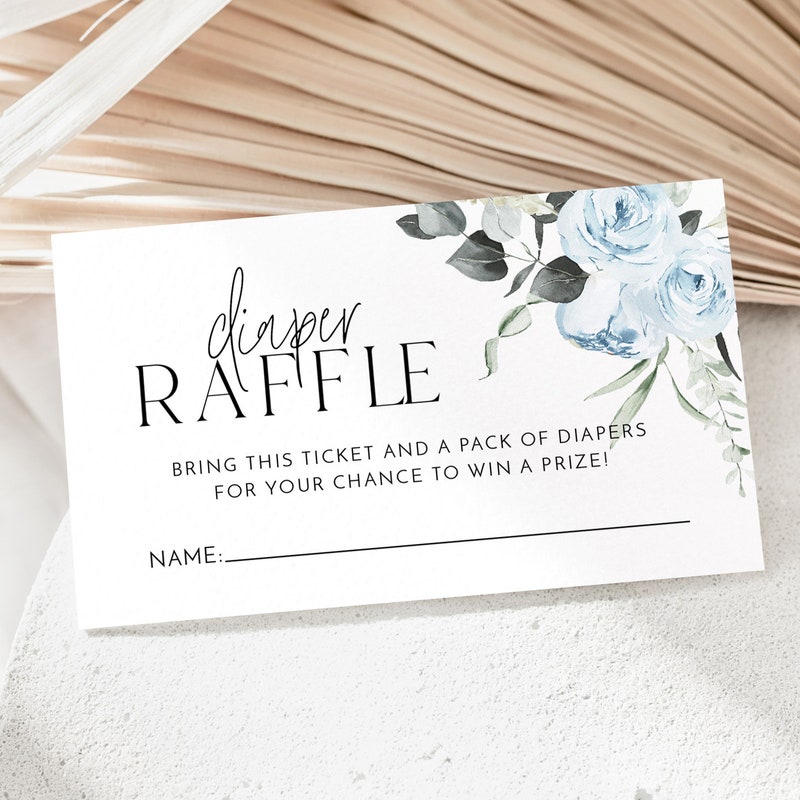 Blue Diaper Raffle - Etsy