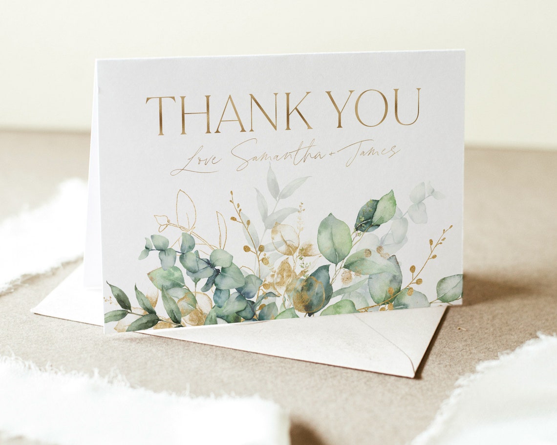 Thank You Card Template Printable Thank You Card Baby Shower - Etsy