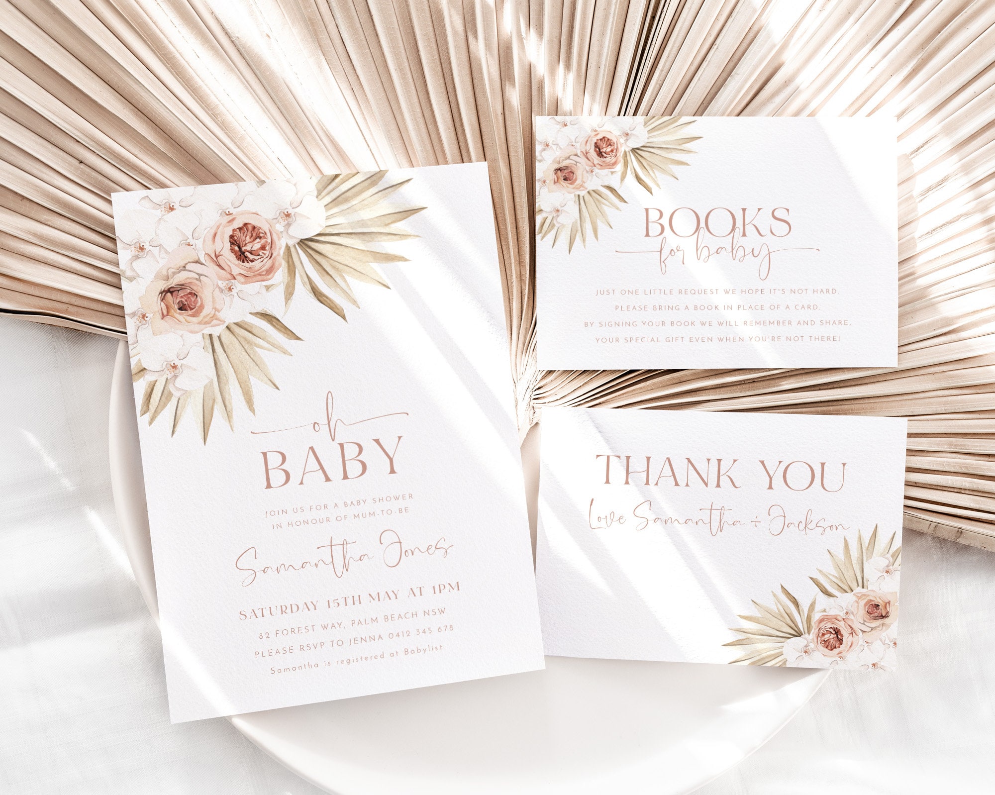 Baby Shower Invitation Bundle Printable Baby Shower | Etsy