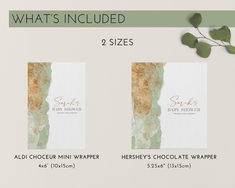 Green Chocolate Bar Wrapper Template Printable Candy Bar | Etsy