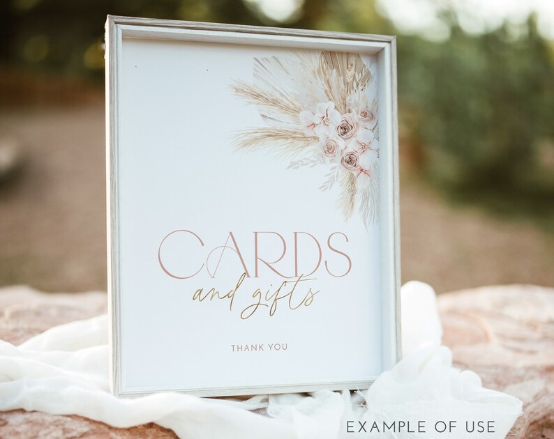 Boho Baby Shower Signs Pink Baby Shower Editable Sign 8x10 - Etsy