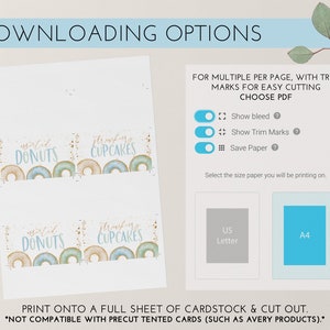 Donut Food Labels, Donut Birthday Food Label Card, Food Tent Card ...